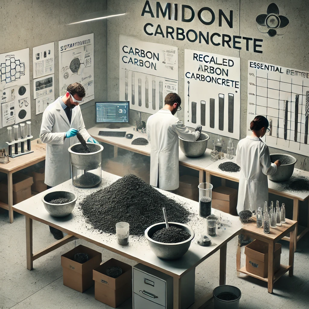 CarbonCrete - Reclaimed Carbon in Ballistic Concrete